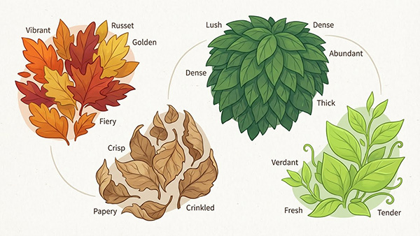Describing Leaves: A Guide to Adjectives for Foliage - englishscribe.com